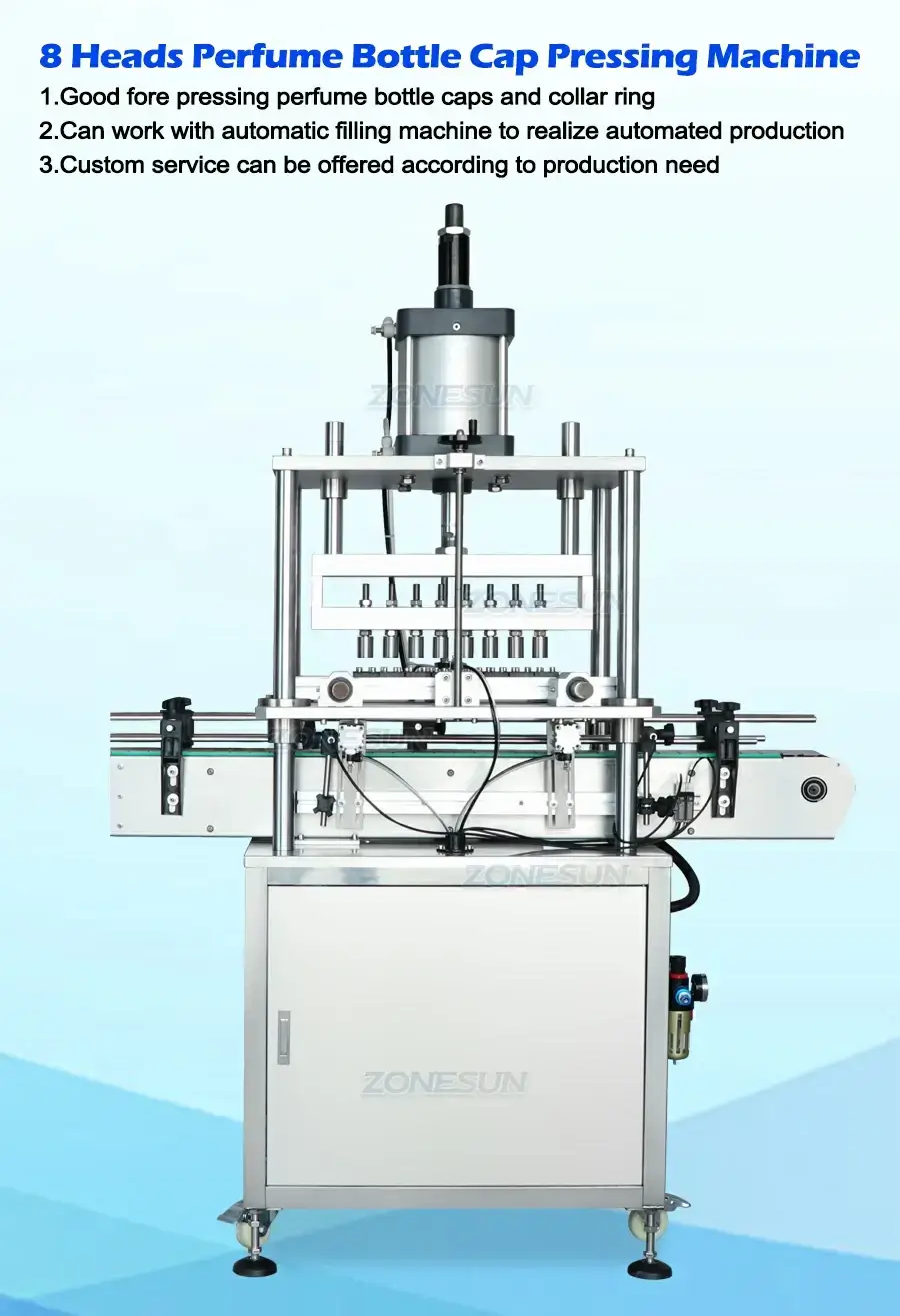 Perfume Bottle Capping Machine - ZONESUN TECHNOLOGY LIMITED