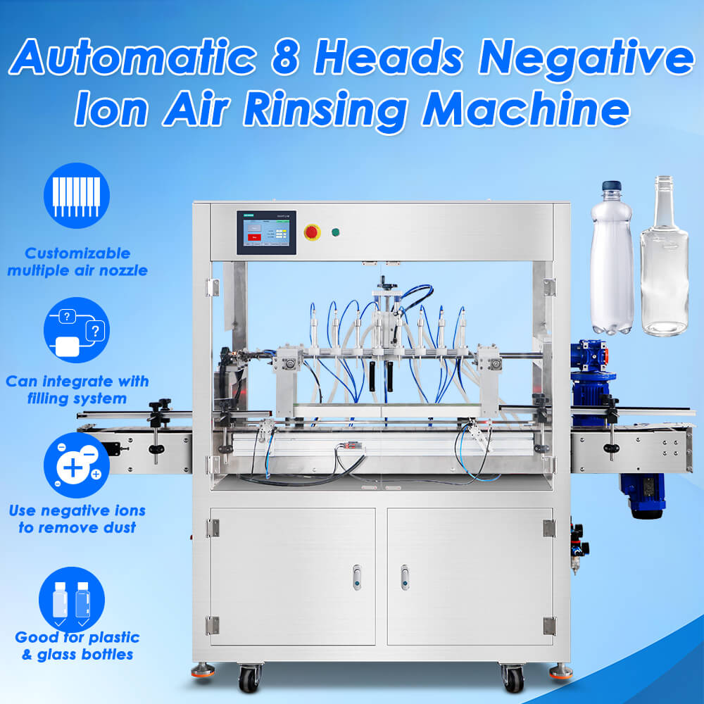 8 Heads Air Bottles Washing Machine