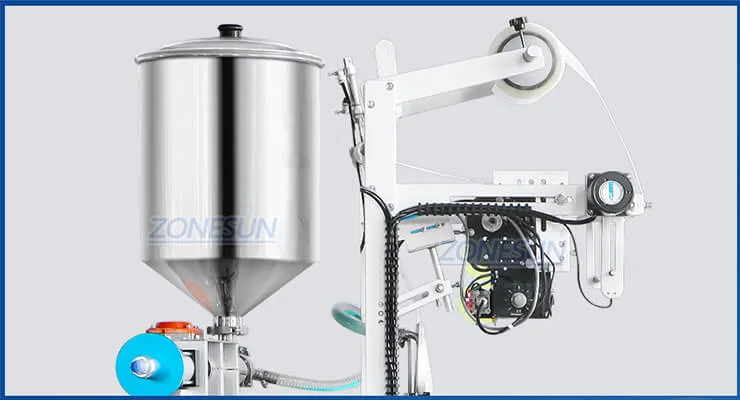 Rounded Corner Sachet Filling Sealing Machine - ZONESUN TECHNOLOGY LIMITED