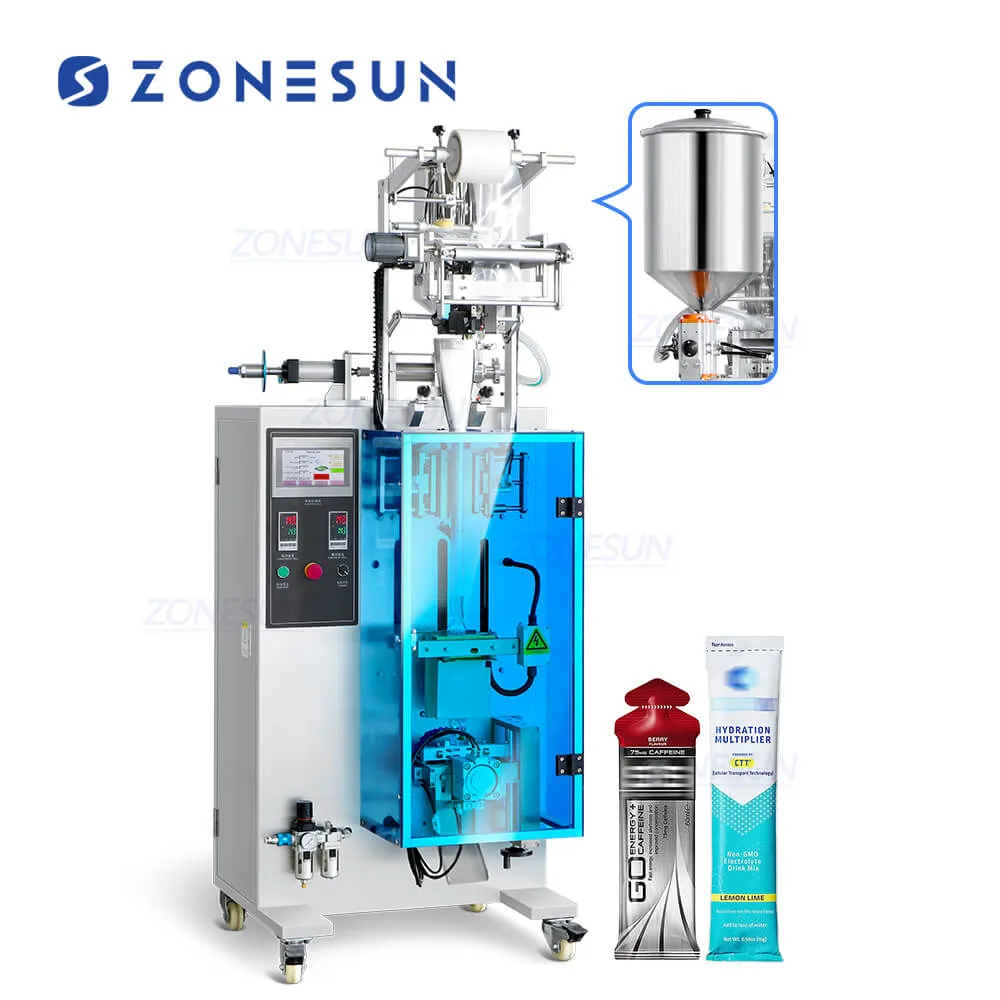 Rounded Corner Sachet Filling Sealing Machine - ZONESUN TECHNOLOGY LIMITED