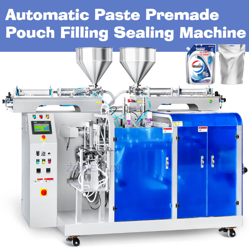 Automatic Premade Pouch Paste Filling Sealing Machine