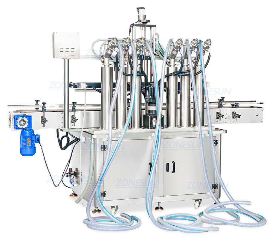 6 Heads Servo Liquid Filling Machine