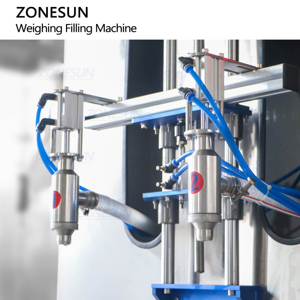 Double Head Liquid Weighing Filling Machine - ZONESUN TECHNOLOGY LIMITED