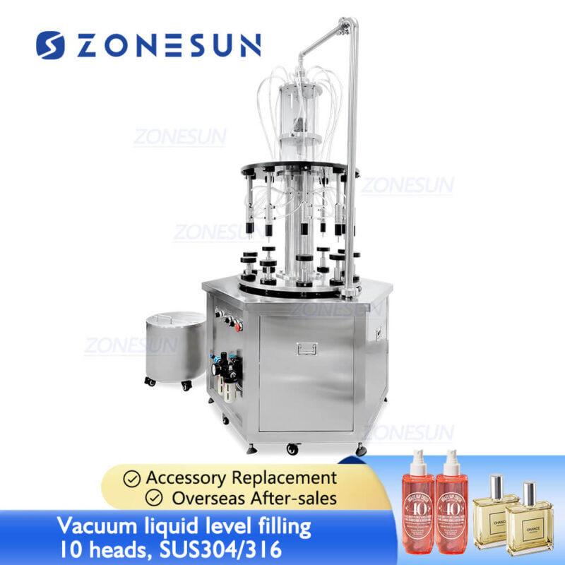 10 Heads Rotary Perfume Filling Machine - ZONESUN