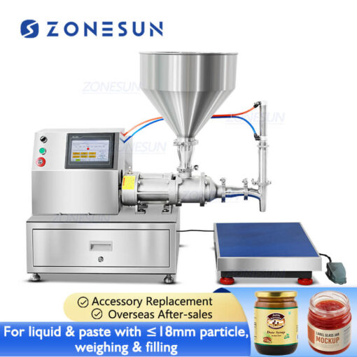 Twin-Screw Pump Paste Filling Machine - ZONESUN