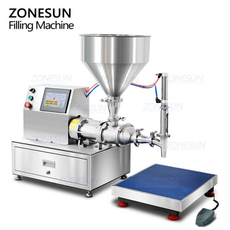 Twin-Screw Pump Paste Filling Machine - ZONESUN
