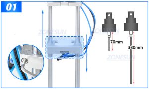Pneumatic Dip Tube Cutting Machine - ZONESUN TECHNOLOGY LIMITED