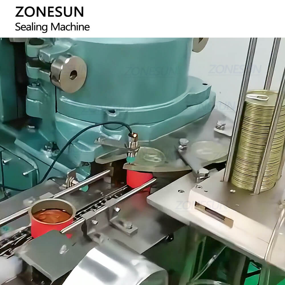 Automatic Tin Can Vacuum Sealing Machine - ZONESUN