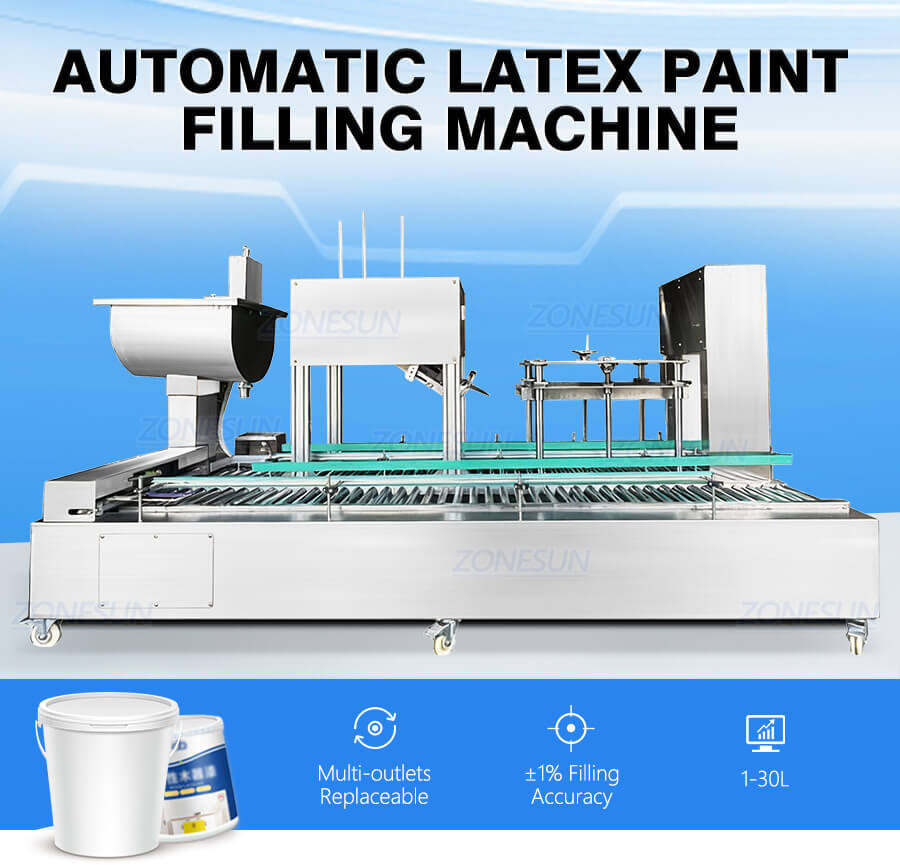 Explosion Proof Paint Bucket Filling Capping Machine