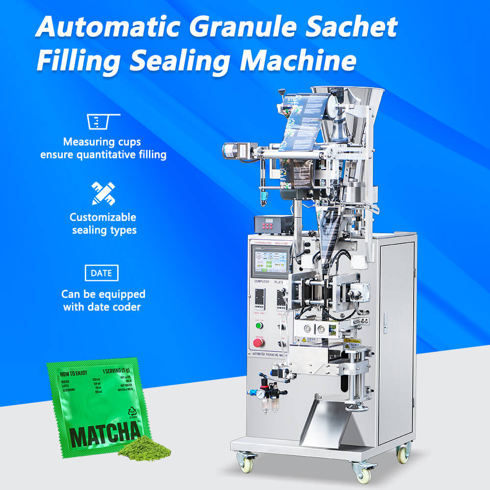 Granule Sachet Vertical Form Filling Sealing Machine